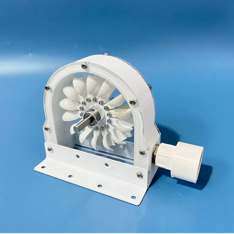 100-300W Pelton Wheel Hydroelectric Power Water Turbine DIY Hydropower ...