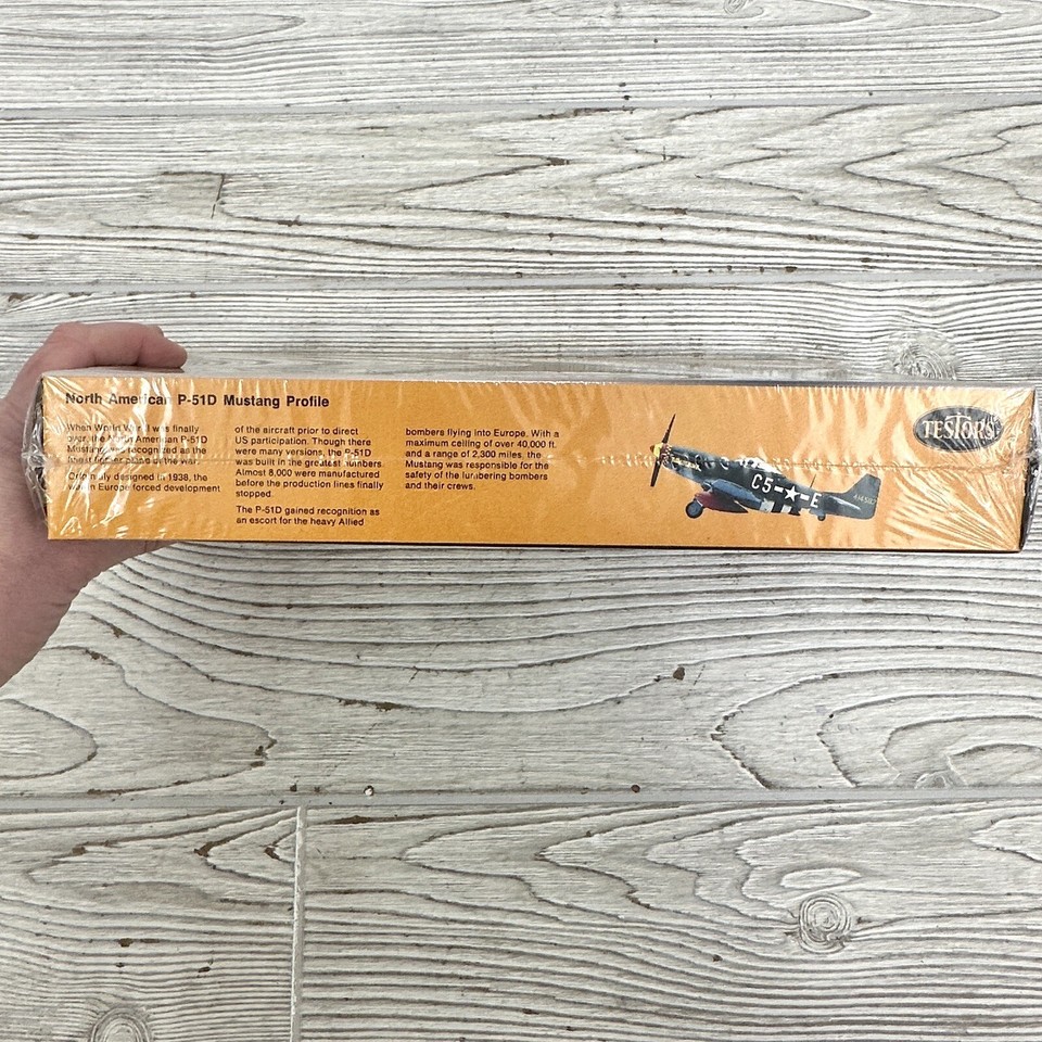 Vtg Testors P-51D Mustang 1/48 Military Plane Model Kit No 546 Factory ...