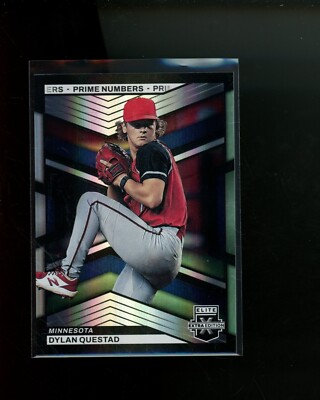 2023 Panini Elite Extra Edition Prime Numbers RC #112 Dylan Questad #'d ...