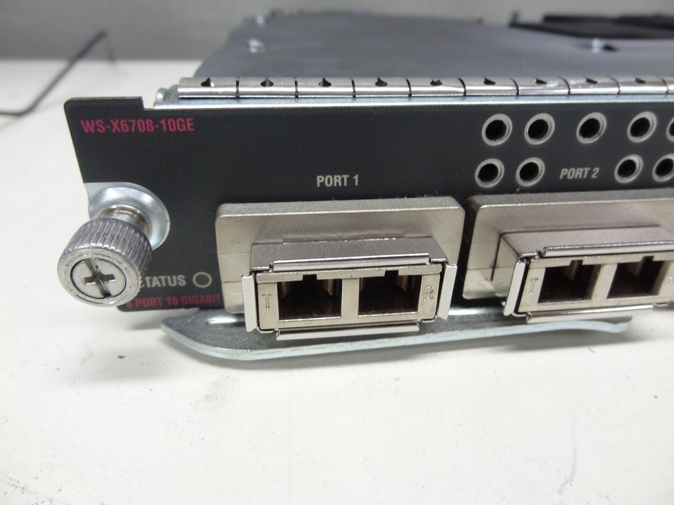 Cisco WS-X6708-10GE 8-Port 10GE w/ WS-F6700-DFC3C V01 #TQ50 | eBay