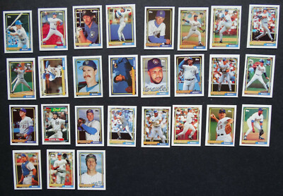1992 Topps Micro Mini Milwaukee Brewers Team Set of 27 Baseball Cards ...