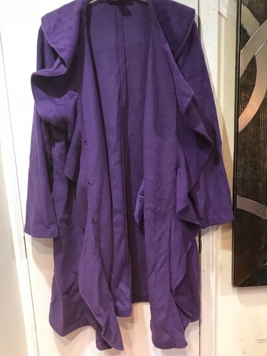 Women's Church Winter fall fleece Ruffle light plum Jacket plus tag 1X ...