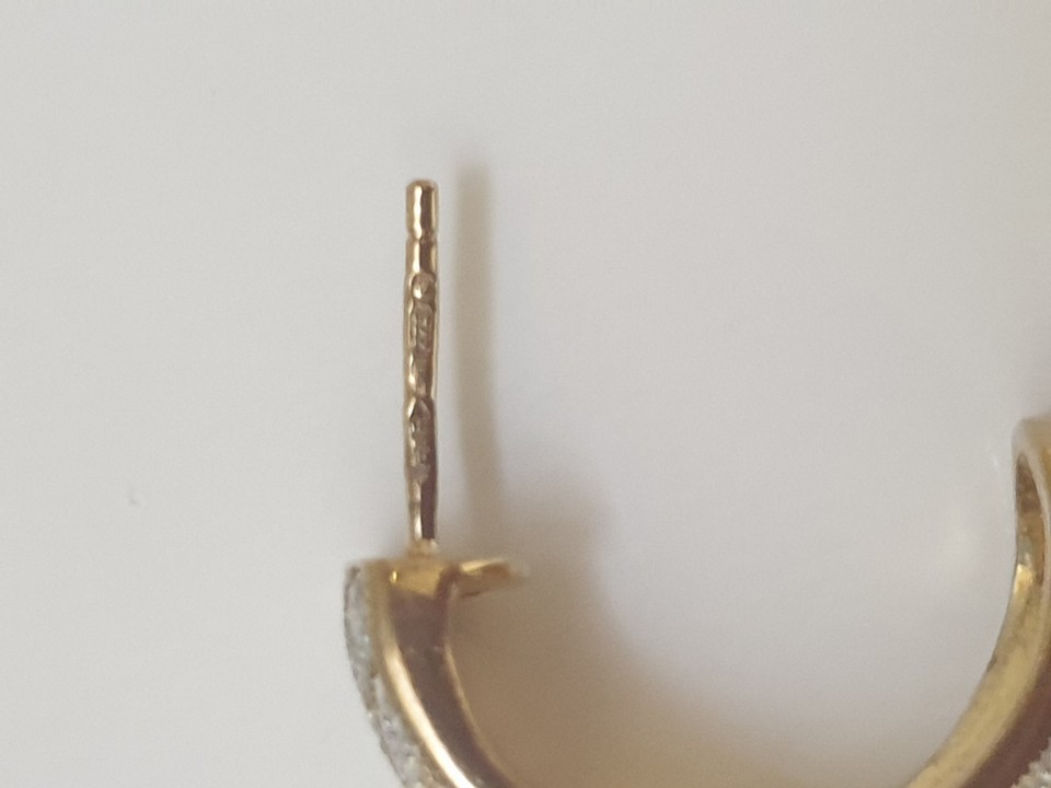 9ct Gold Earrings wear/scrap 4.42g | eBay UK