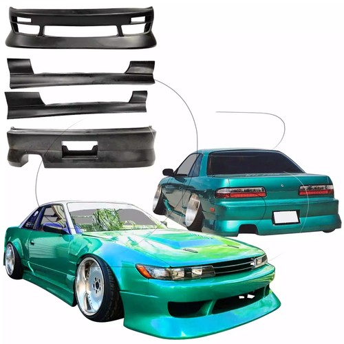 KBD Urethane BSport Style Body Kit S13 for Silvia Nissan 89-94 kbdpart ...