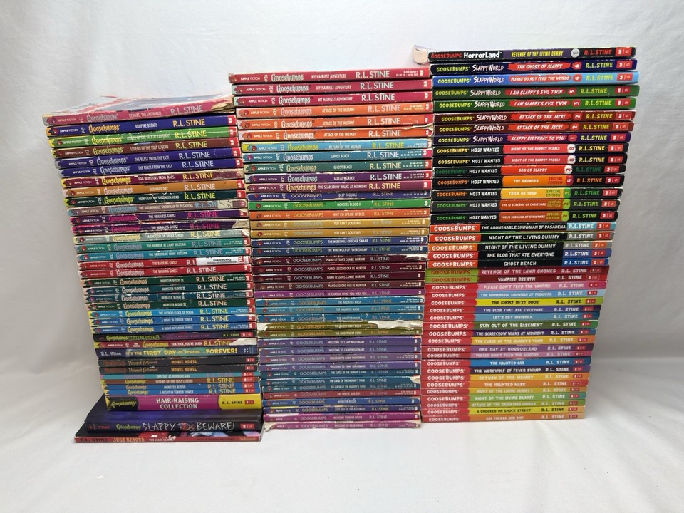 Goosebumps R.L. Stine Book Lot 115 Books First Editions Slappy ...