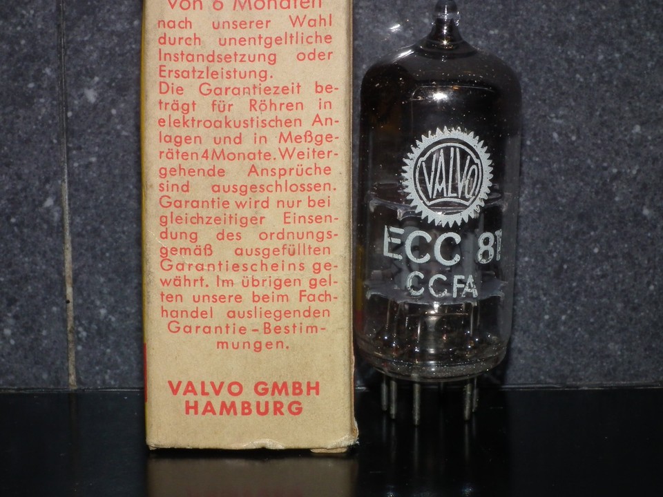 Valvo ECC81 12AT7 NOS NIB Hamburg 1961 | eBay