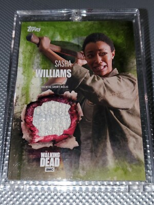 Sasha Williams 2016 tOPPS tHE wALKING dEAD sEASON 5 mold #/25 Sonequa ...
