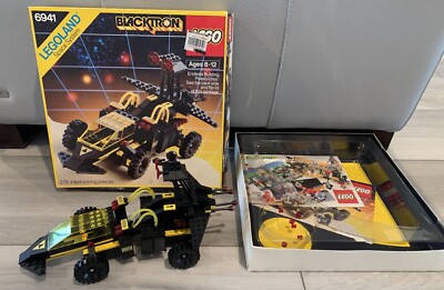 USED VINTAGE 1987 LEGO Space Blacktron 6941 Battrax Complete W box ...