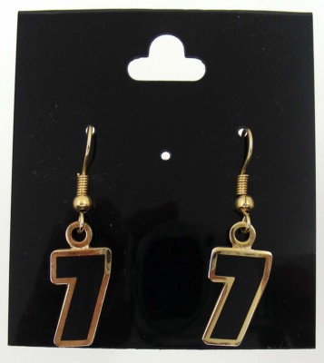 Pittsburgh Steelers NFL Football Dangle Earrings #7 Black and Gold | eBay