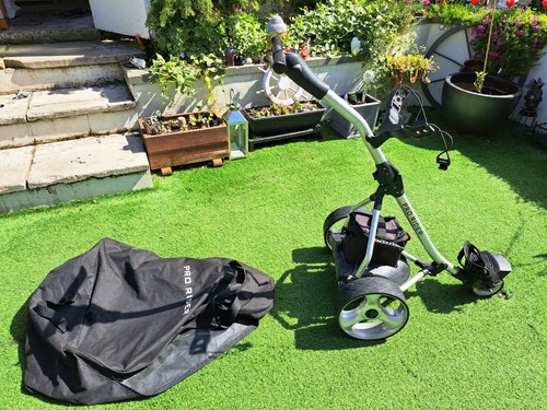 Pro Rider Electric Golf Trolley With 18 Hole Battery And Carry Bag. (No ...
