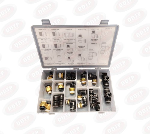 Quick-Fix Air Brake Line Repair Kit Includes 21 Composite Fittings ...
