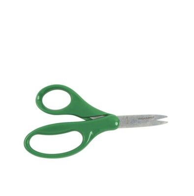Fiskars 5" Pointed-tip Kids Scissors With Sheath Green FREE SHIPPING | eBay