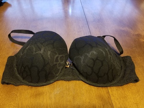 Parisa Fe Florence Convertible Plunge Bra 36DD BlackLace | eBay
