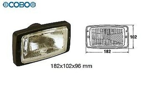 Light Projector Front Light Halogen Cobo for Tractor Agricultural | eBay