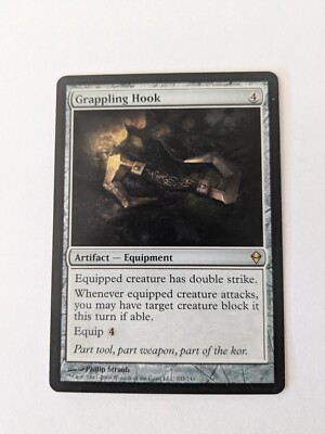 Magic MTG ZENDIKAR GRAPPLING HOOK ENGLISH CARD NEVER PLAYED | eBay
