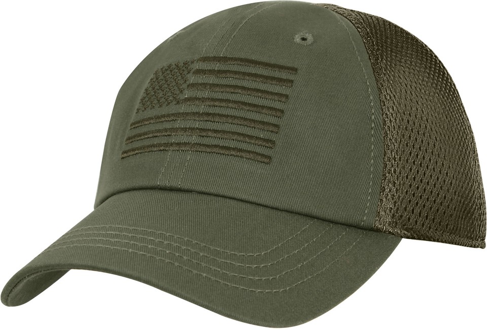 Tactical Operator Cap Embroidered USA Flag Military Contractor Hat with ...