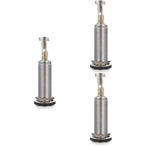 3 PCS Replacement Guitar Connector Socket Barrel Stereo Plug Jack ...