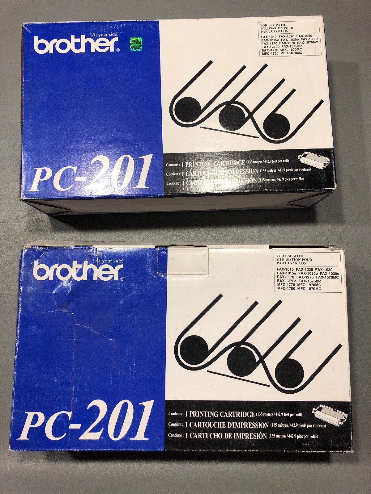 Brother PC-201 Black Printing Cartridge FAX 1010 1020 1030 1170 + (lot ...