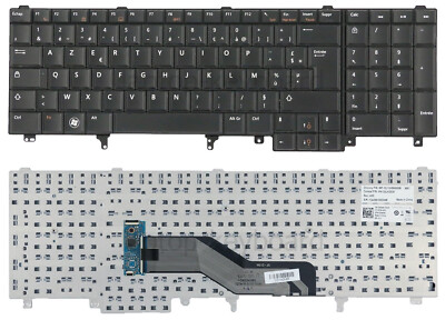 FRENCH Keyboard DELL Latitude E6540 E5520 E6520 LED FR | eBay