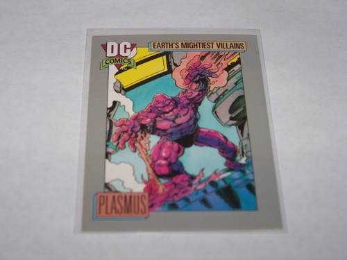 DC COMICS PLASMUS 1992 IMPEL COSMIC CARDS EARTH'S MIGHTIEST VILLAINS ...
