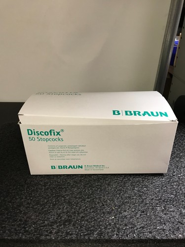 BRAUN D500 Discofix 50 Stopcocks 4 Way Stopcock Blue | eBay