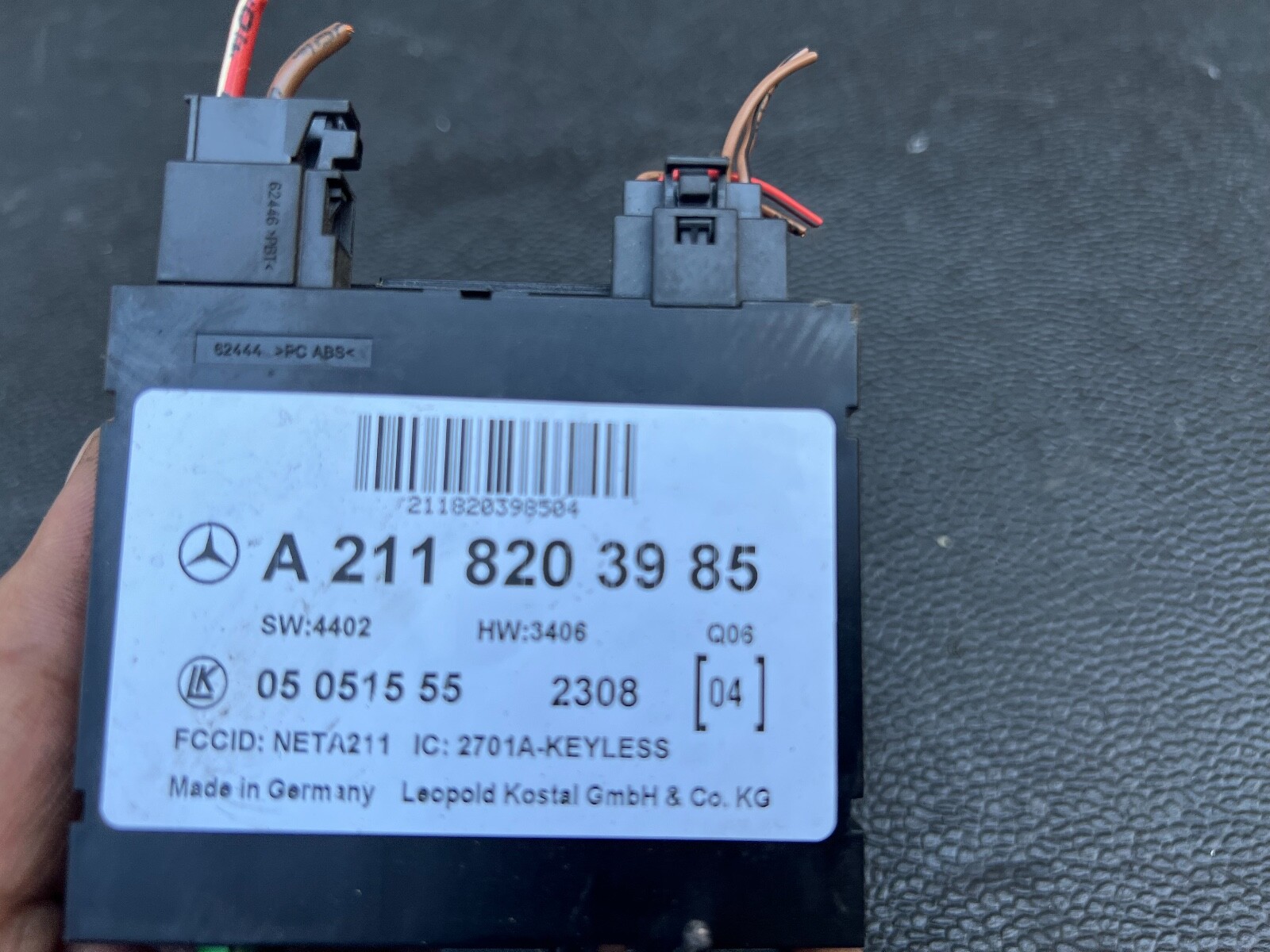 MERCEDES W219 W211 CLS550 E550 KEYLESS GO ENTRY CONTROL MODULE OEM | eBay