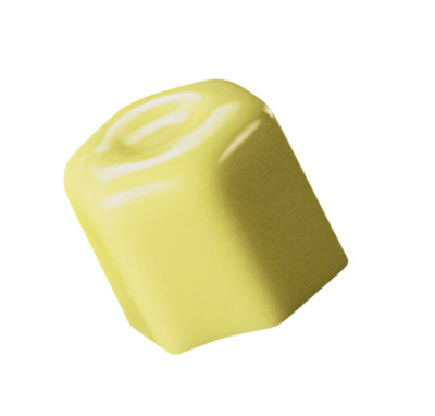 Pack of 20 MS-4 Vinyl Hex Caps, Yellow, 0.560DIA Fit 1/4 Nut, MS Series ...