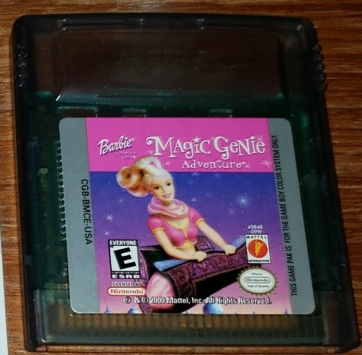 Barbie Magic Genie Adventure (Nintendo Game Boy Color, 2000) for sale ...