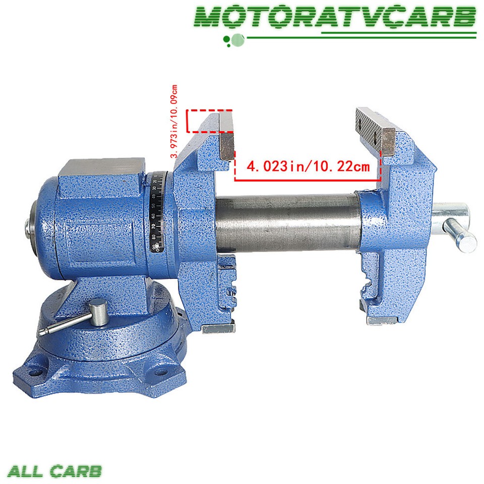 ALL-CARB 4" Multipurpose Vise Bench Vise Heavy Duty Multi-Jaw Vise 360 ...