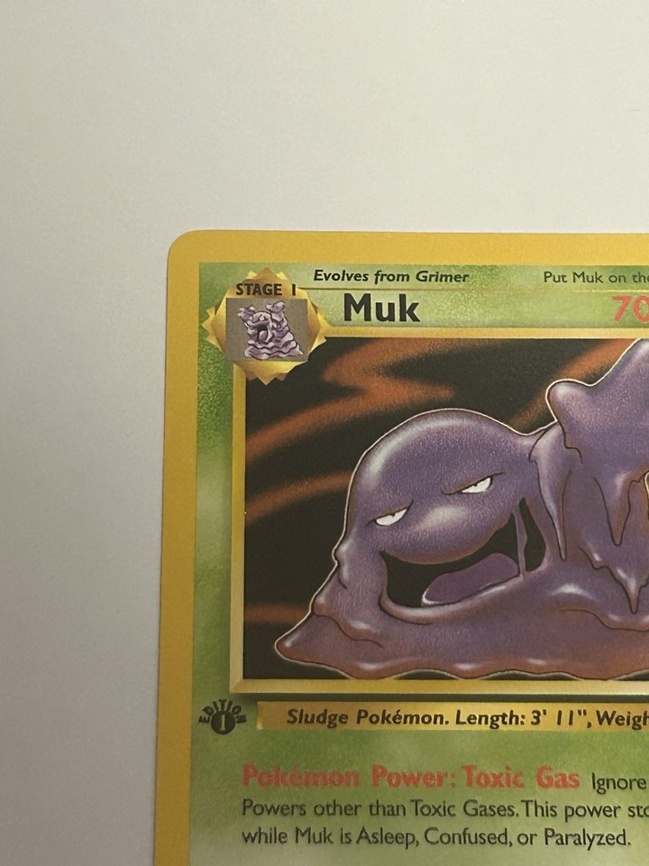 Pokemon Card Fossil 1st Edition Muk 28/62 Near Mint | eBay