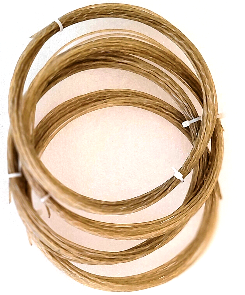 Natural Color Tennis Racket Gut 15 Gauge String 1.40 mm Natural Sheep ...
