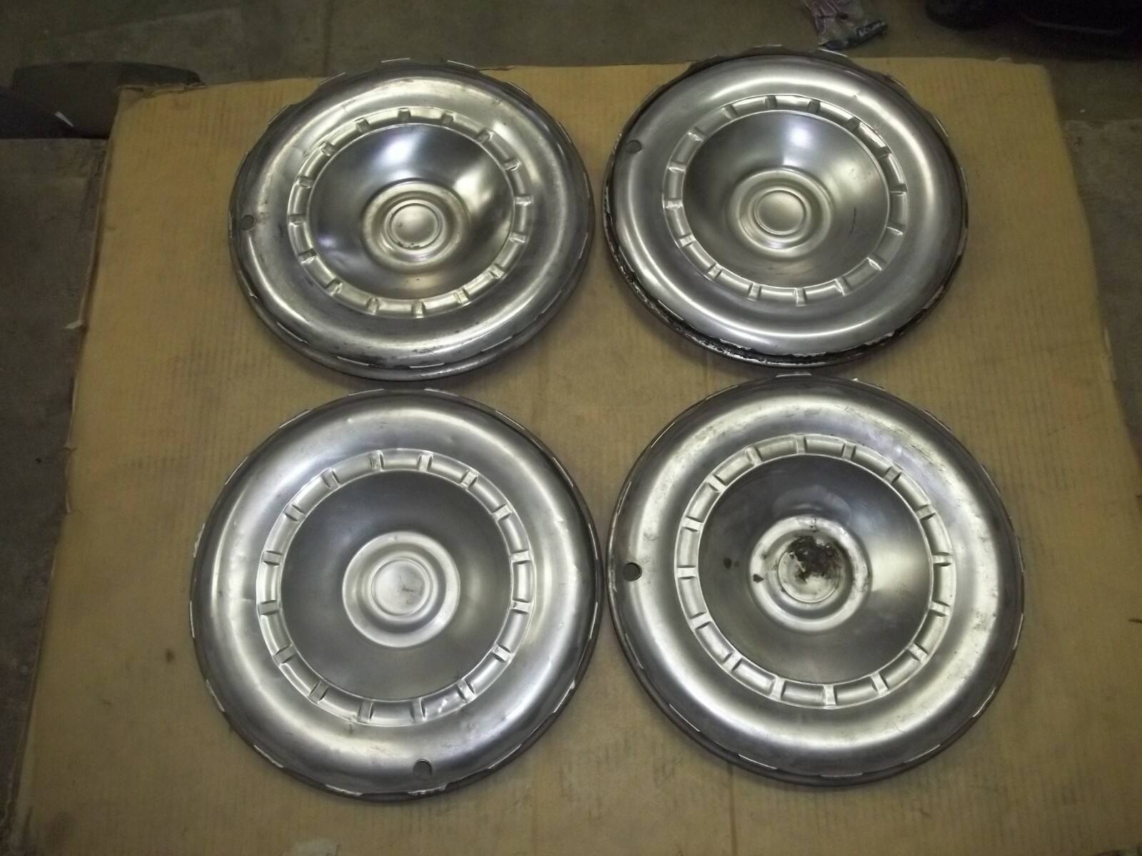 1953 53 Chrysler Hubcap Rim Wheel Cover Hub Cap 15" OEM USED SET 4 | eBay