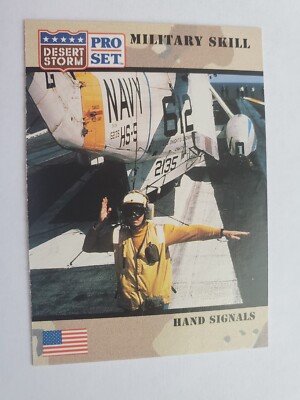 1991 Pro Set Desert Storm Hand Signals #160 | eBay
