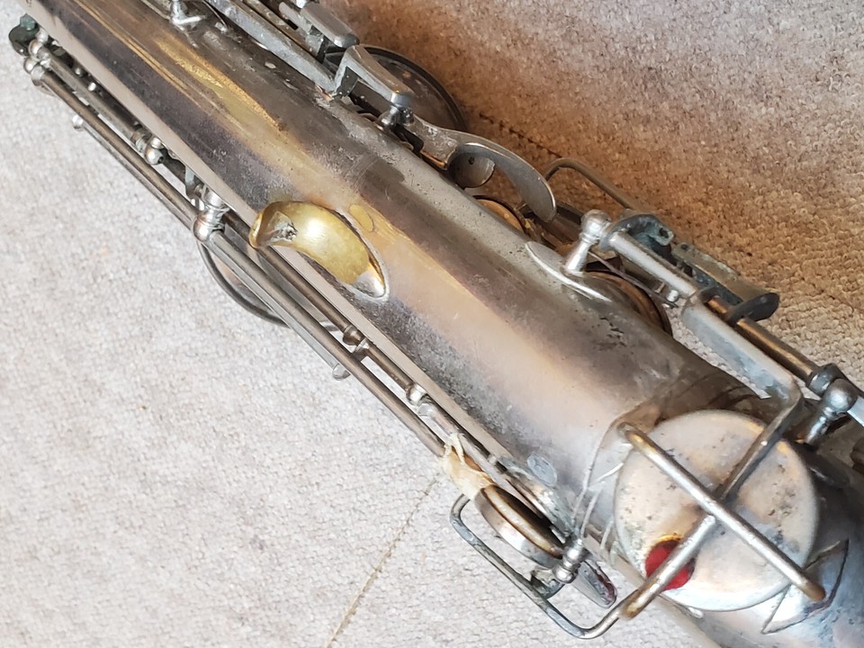 Nice old Alto Saxophone "Perfect" with micro tuner at the neck | eBay
