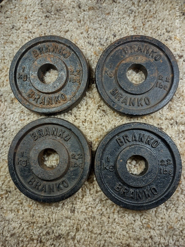 SCARCE - Set of 4 Branko 1 kg each or 2.2 lbs each - vintage weight ...