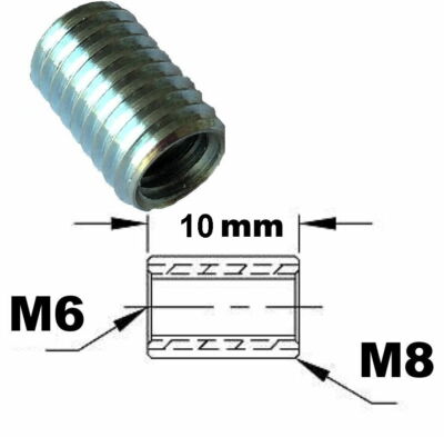 Filetage Adaptateur M6 M8 M10 M12 Mirroir LED Mini Clignotant Extension ...