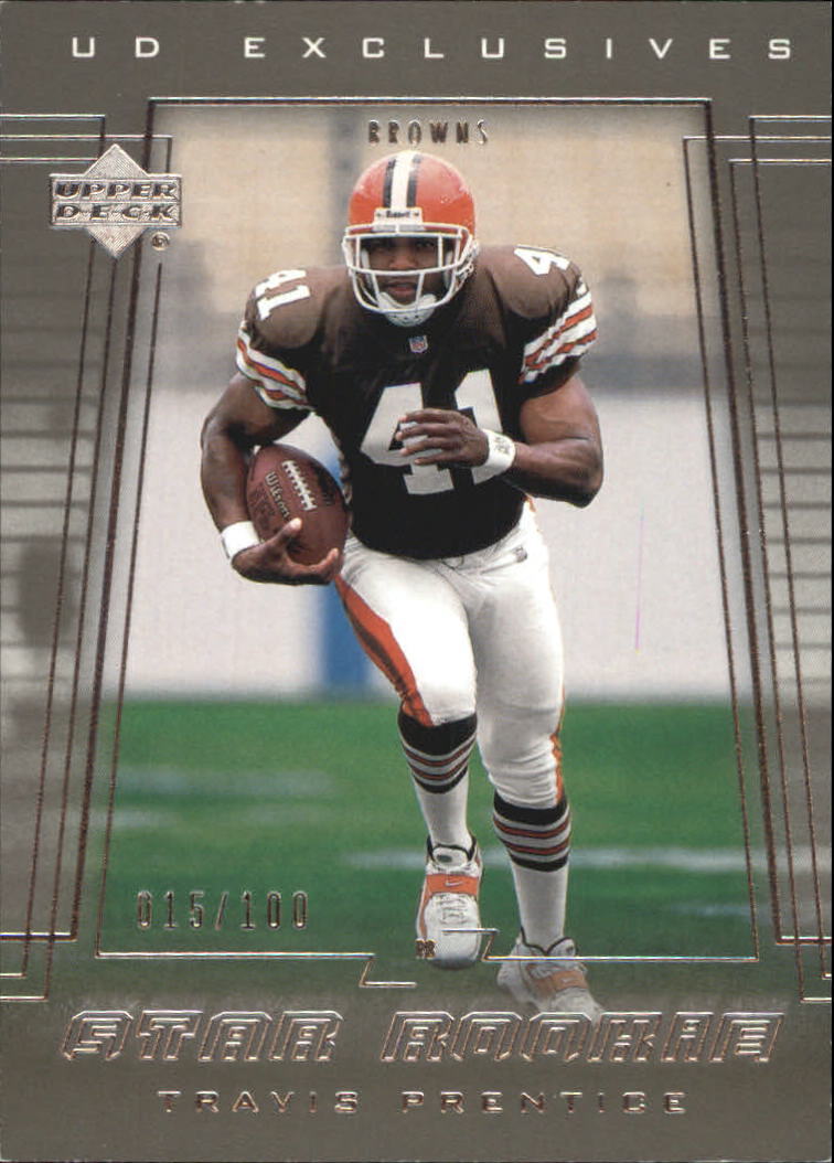 2000 Upper Deck Exclusives Silver Browns Football Card #248 Travis ...