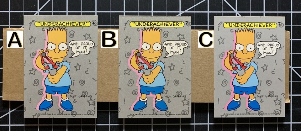 1990 Topps Simpsons Sticker Cards - Pick Choose a Sticker | eBay