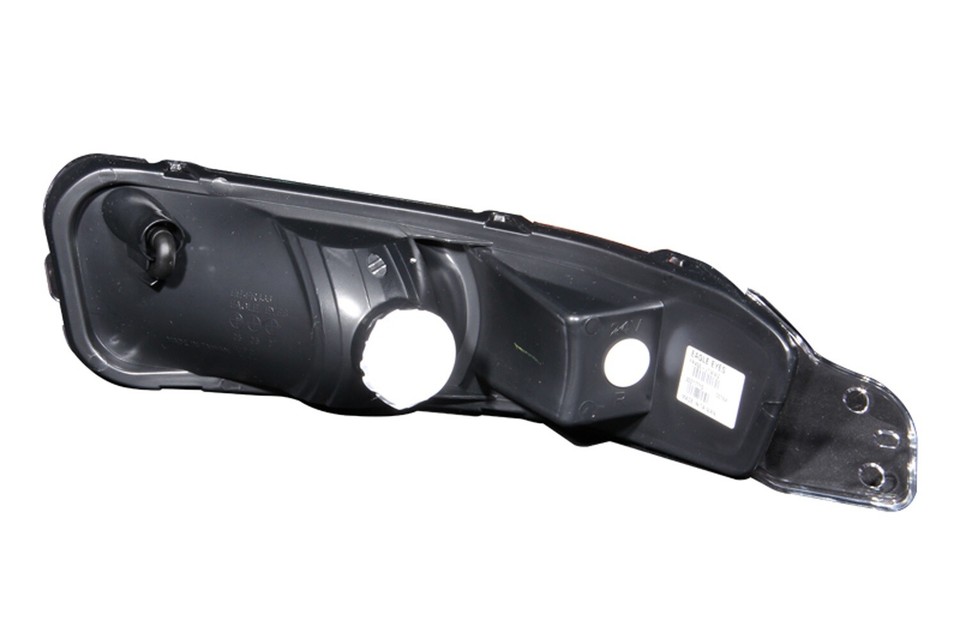 Anzo USA Clear Lens Bumper/Turn Signal Light Set Black Ford Mustang ...