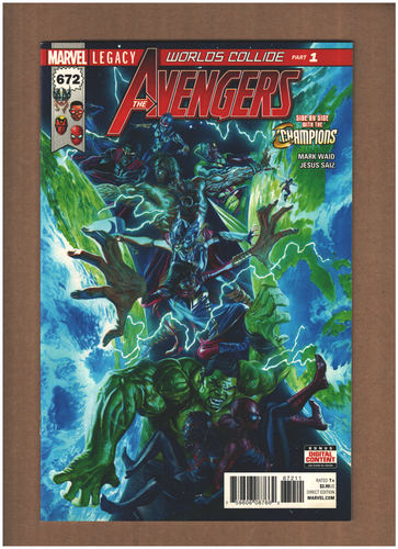 Avengers #672 Marvel Comics 2017 JANE FOSTER THOR SPIDER-MAN Alex Ross ...