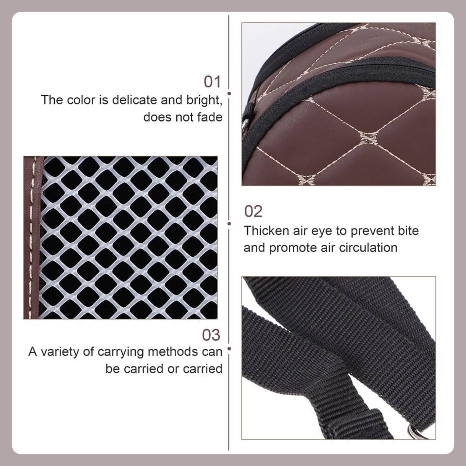 2 Pcs Pet Bed Ventilated Bag Small Rodent Carrier Travel Hamster Nest ...