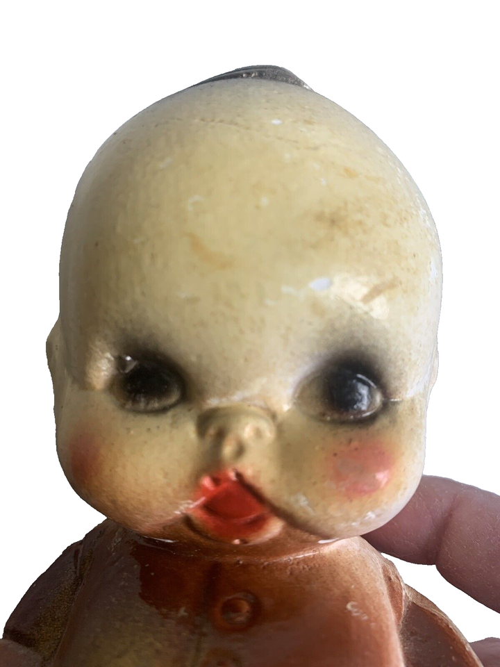Kewpie Baby Chalkware Doll Hollow 8-inch Carnival Prize Vintage 1930s ...