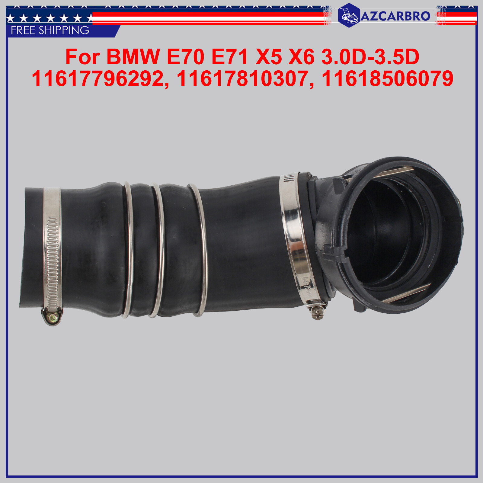 TURBO INTERCOOLER PIPE For BMW E70 E71 X5 X6 3.0D-3.5D 11618506079 ...