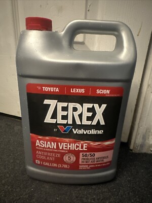 Zerex Asian Vehicle Red 50/50 Prediluted Antifreeze 1 GA | eBay