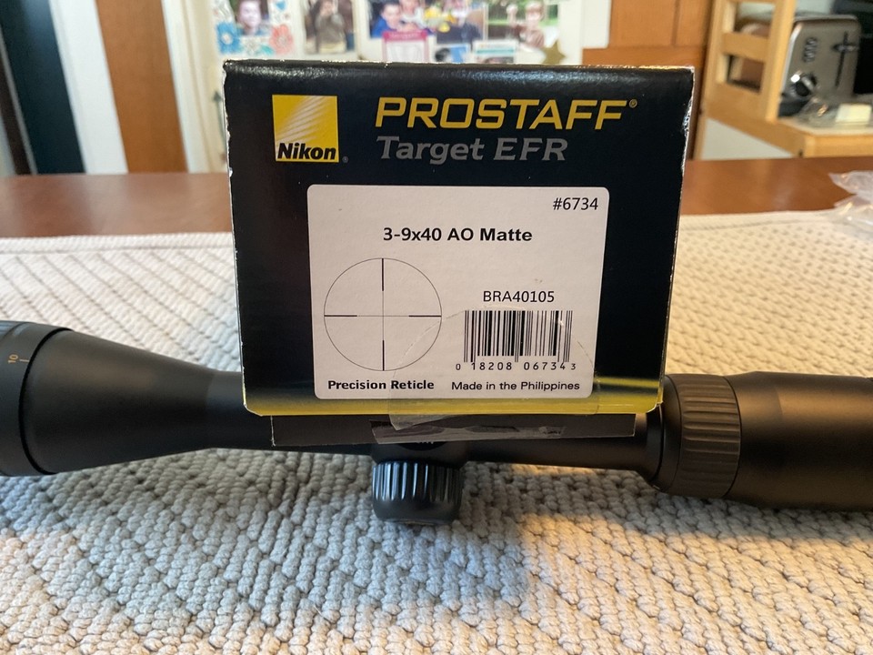 Nikon Prostaff Target EFR 3-9x40 AO Rimfire/Air Rifle Scope. #6734 MINT ...