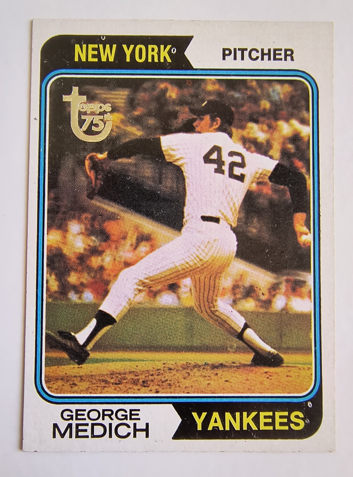 GEORGE 'DOC' MEDICH Topps 75th Anniversary 1974 Buyback Card 2014 Topps ...