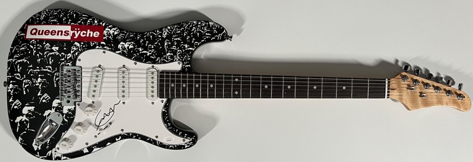 Queensryche Geoff Tate JSA Autograph Signed Guitar Stratocaster | eBay