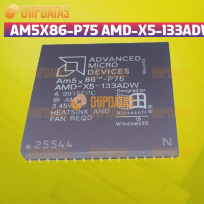 1PCS AMD AM5X86-P75 AMD-X5-133ADW 32-Bit CPU Package:PGA168 #Y25 | eBay