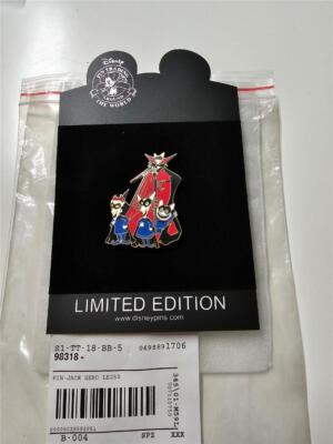 Disney Shopping Super Hero Jack Skellington Lock Shock & Barrel NBC Pin ...