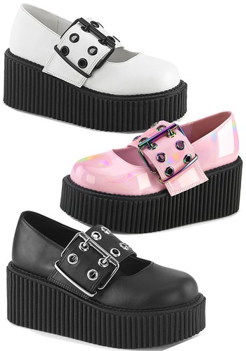 Pleaser Demonia CREEPER-230 3 Inch Platform Maryjane Creeper | eBay